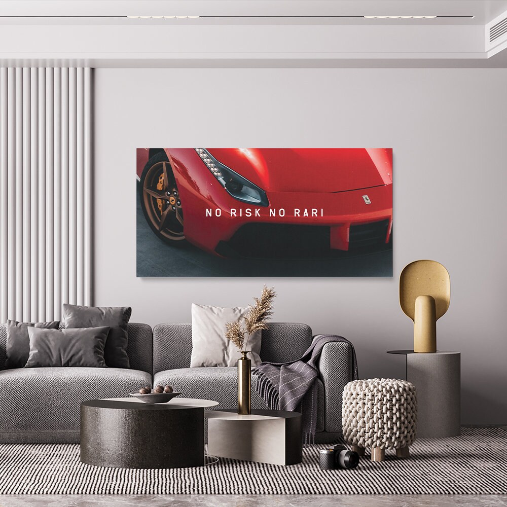 No Risk No Rari - V2 Canvas Wall Art - Etsy