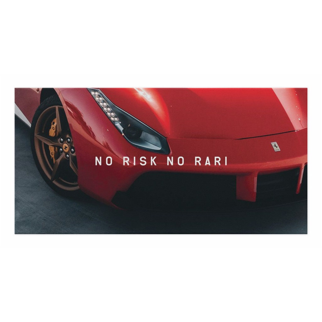 No Risk No Rari - V2 Canvas Wall Art - Etsy