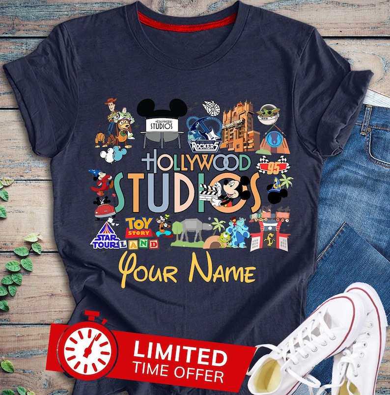 Custom Disney Hollywood Studios Mickey and Friends Shirt, Disneyland ...