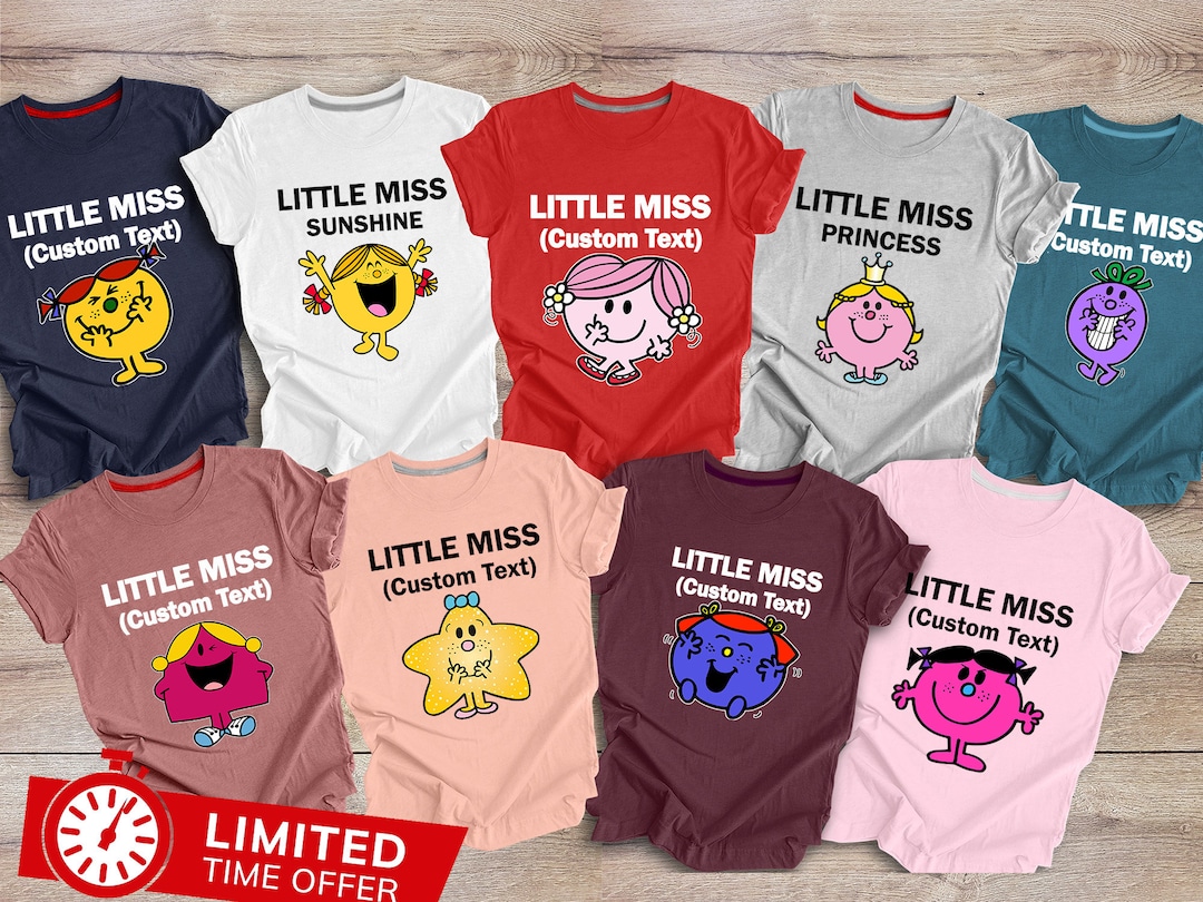 Custom Little Miss Shirt Mr Men Little Miss Funny Teacher - Etsy