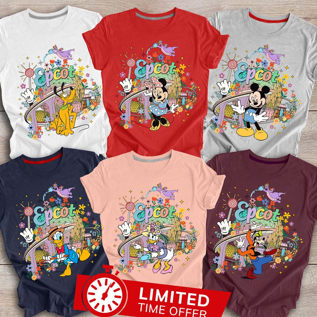 Disney Epcot Family Trip Matching Mickey and Friends Shirt - Etsy