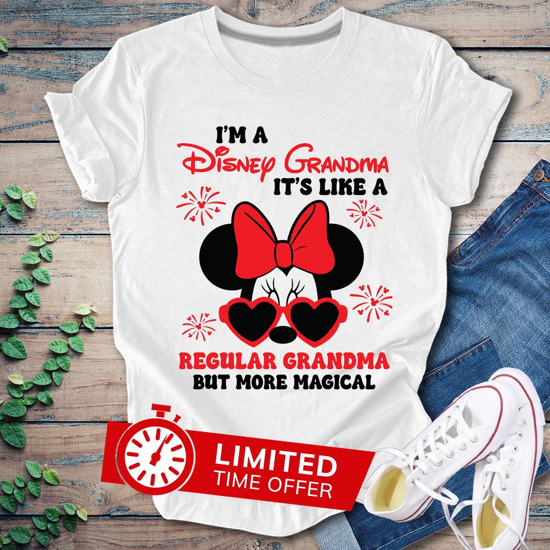 Disney Grandma Shirt, Gift for Grandma, Funny Grandma Shirt, New ...
