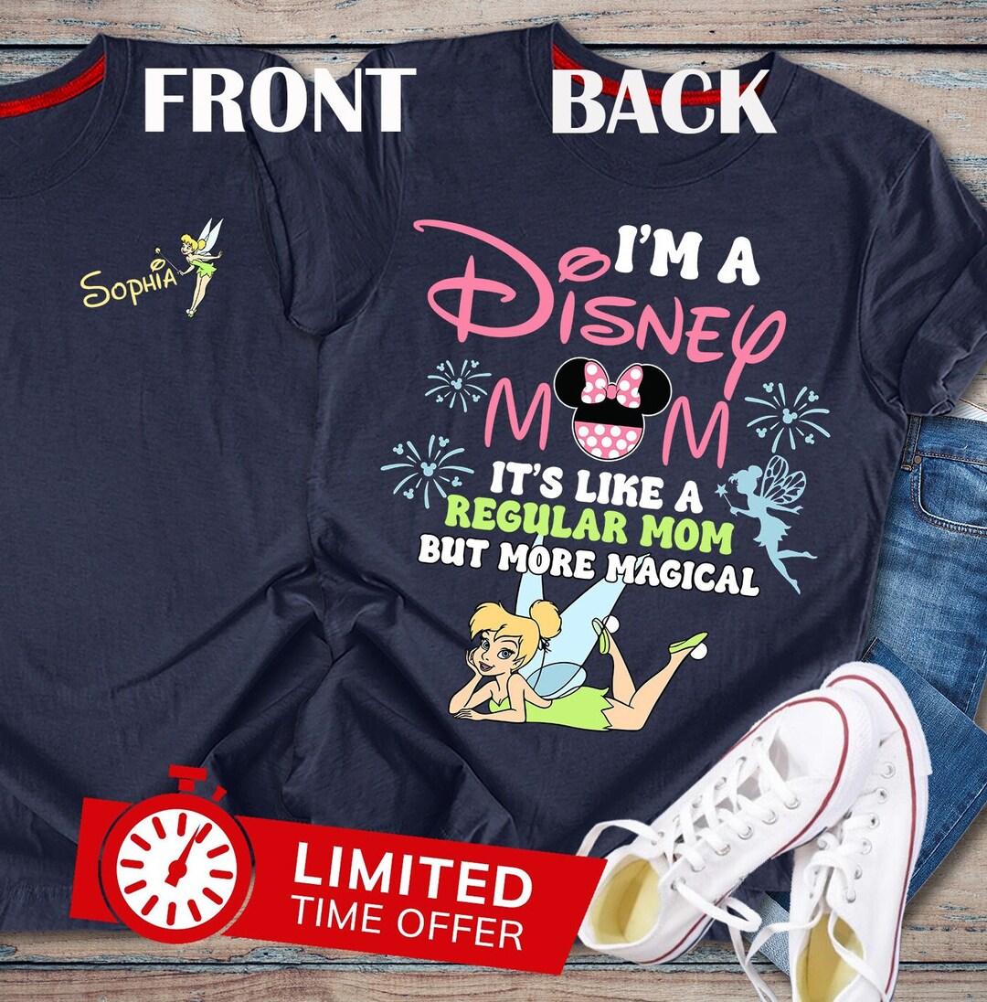 Custom Disney Mom Shirt, Magical Mom Tee, Gift for New Mom Disney ...