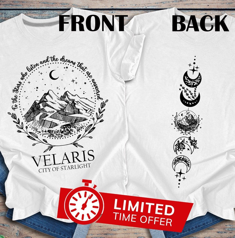 Acotar Velaris Shirt: Night Court City of Starlight T-shirt - Etsy