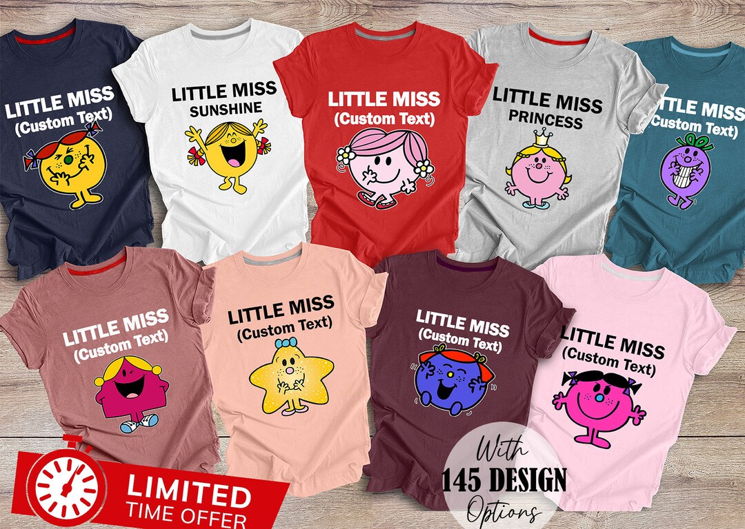 Funny Kindergarten Teacher Shirt, Custom Little Miss Shirt, Mr Men ...