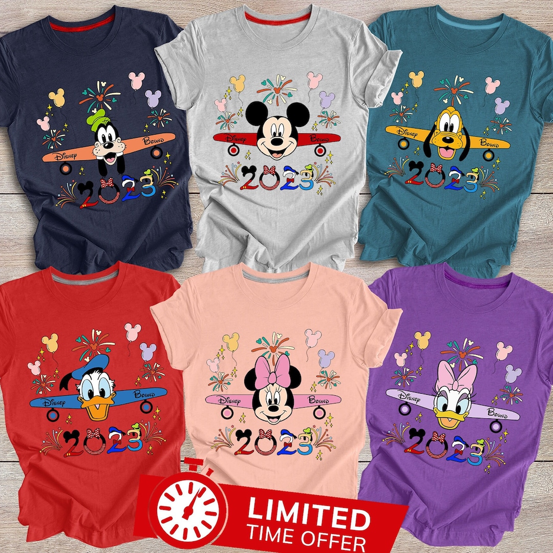 Disney Plane Trip Disney Bound Family Matching Mickey and Friends Shirt ...