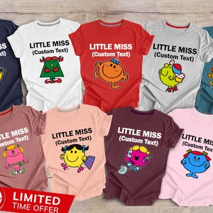 Custom Little Miss Shirt Mr Men Little Miss Funny Teacher - Etsy