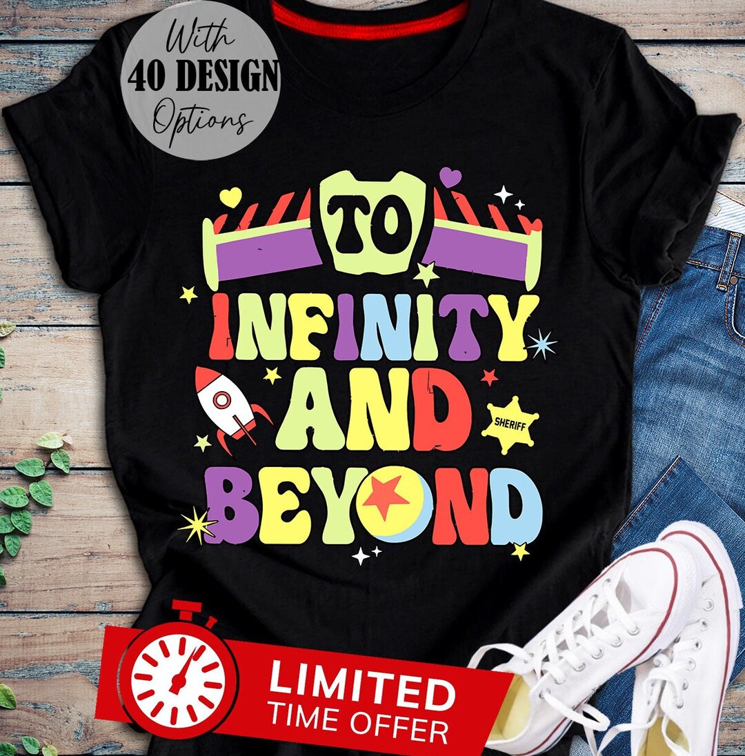 Disney to Infinity and Beyond Shirt, Disney Toy Story Infinity and ...
