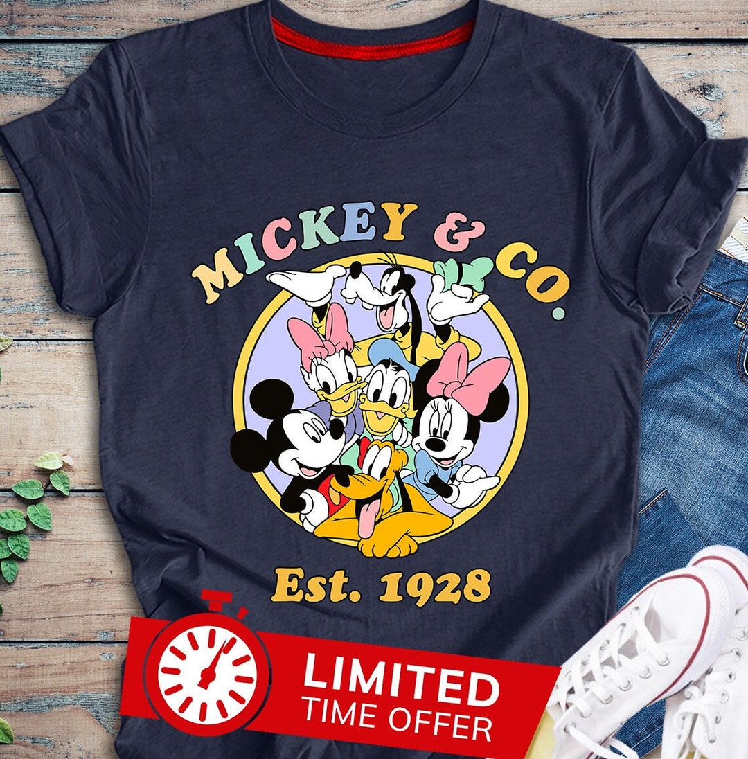 Mickey and Co Shirt, Vintage Mickey Shirt, Retro Disney Shirt, Mickey ...