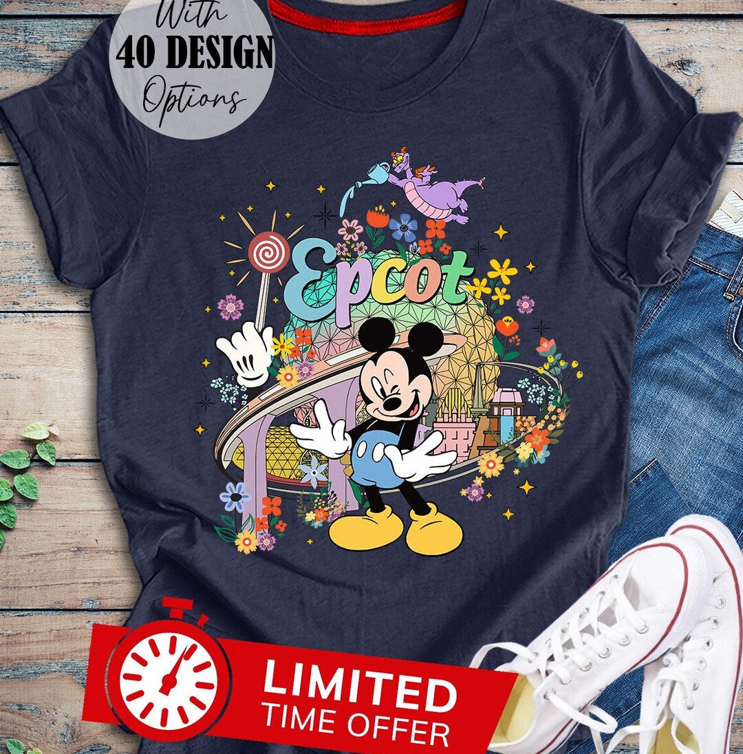 Mickey Epcot Shirt Disney Epcot Shirt Mickey and Friends Family ...