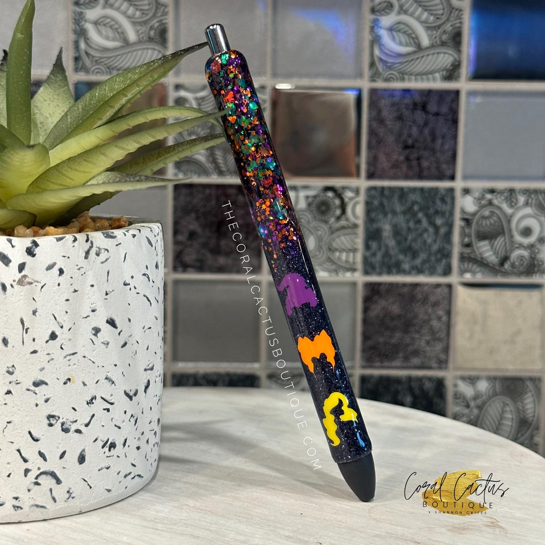 Hocus Pocus Sisters Chunky Glitter Pen - Etsy