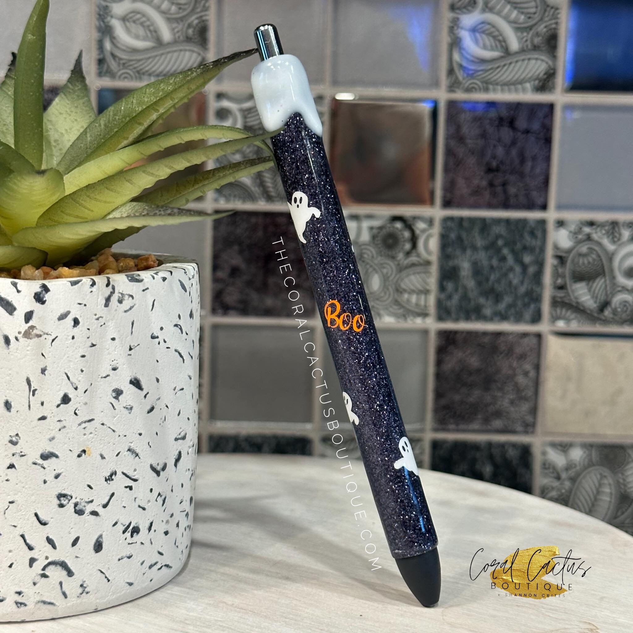 Ghost Drip Glitter Pen - Etsy