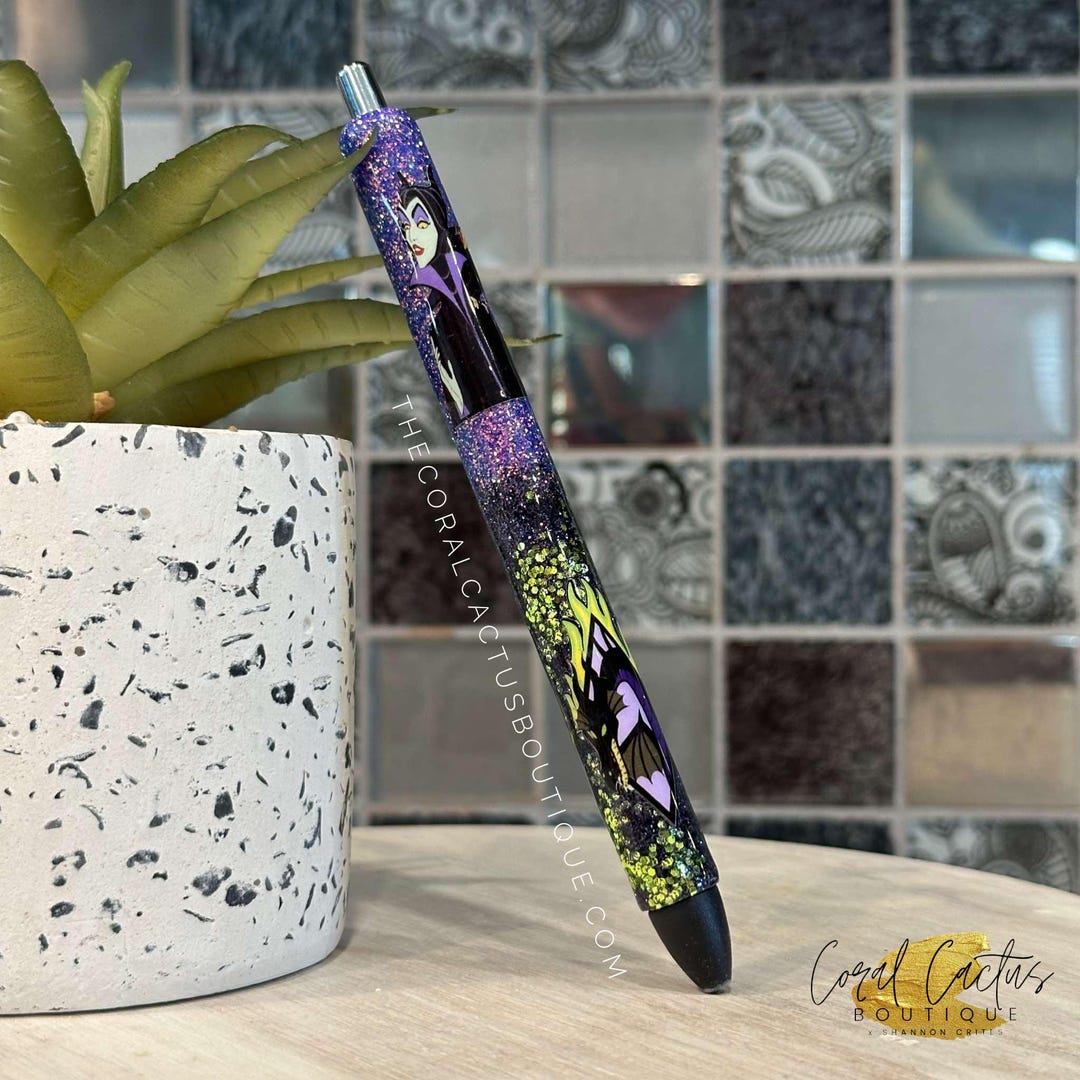 Evil Magic Mal Glitter Pen - Etsy