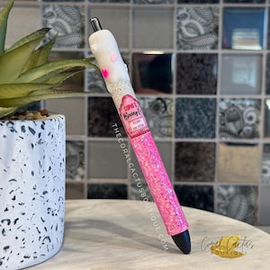 Drip Valentine Glitter Pens - Etsy