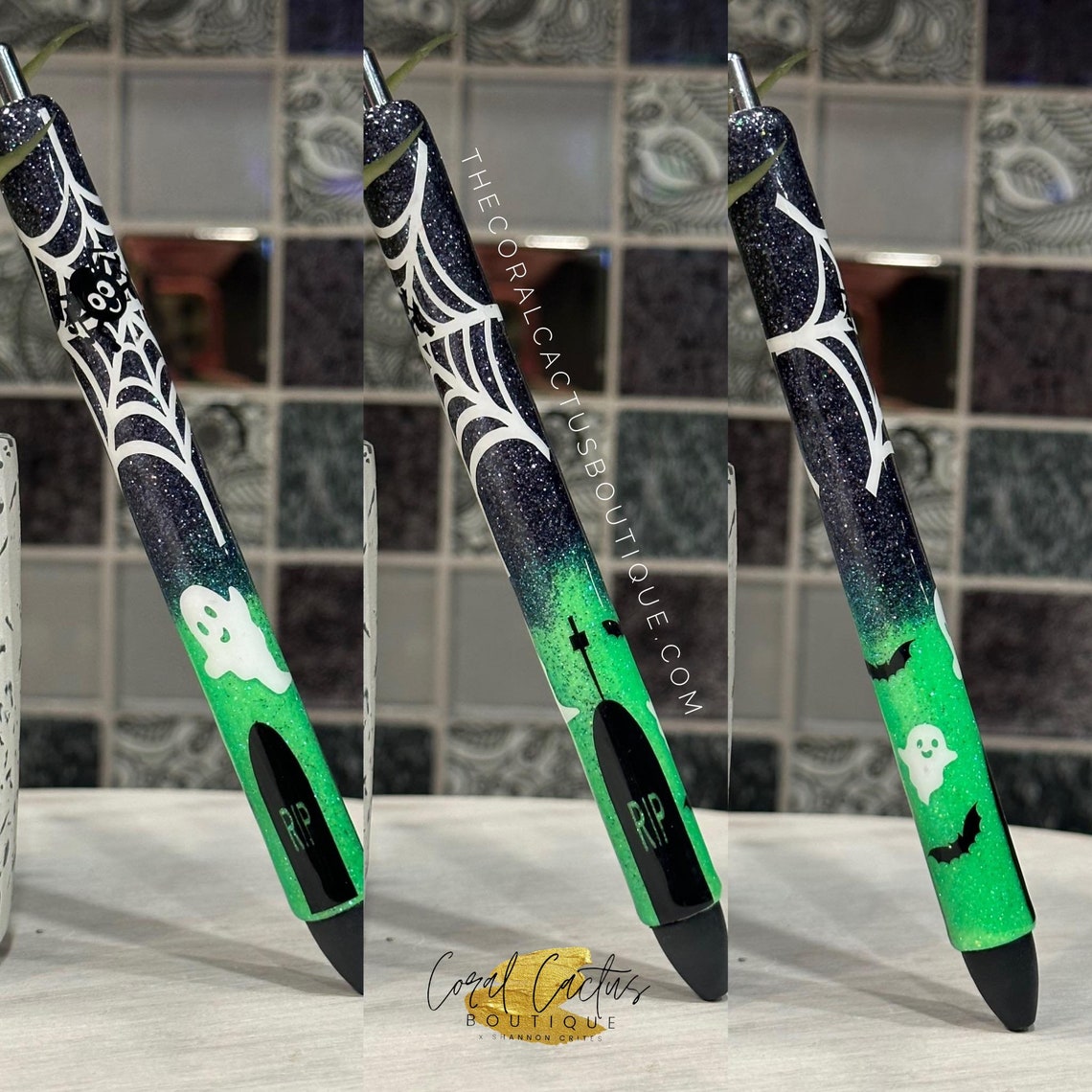 Halloween Fun Glitter Pen - Etsy