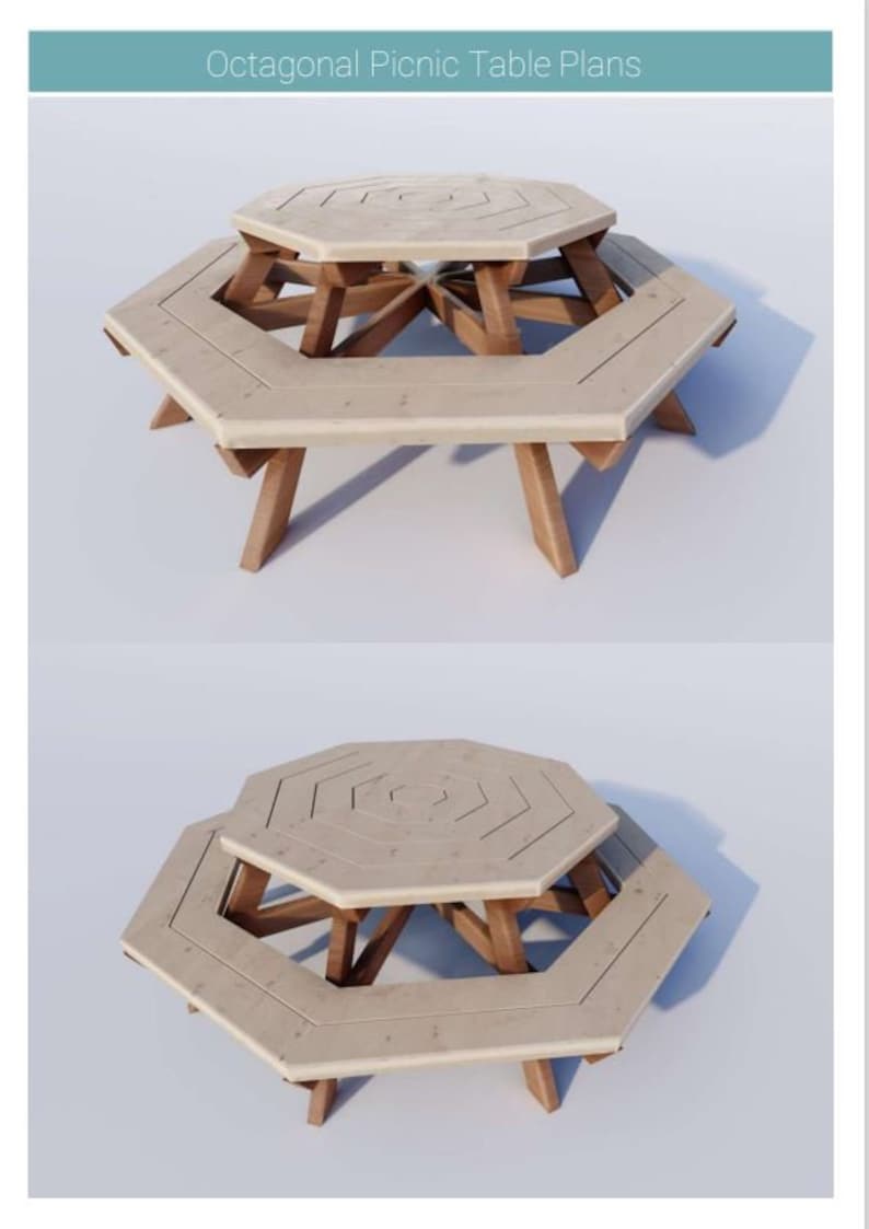 Octagon Table Plans - Etsy