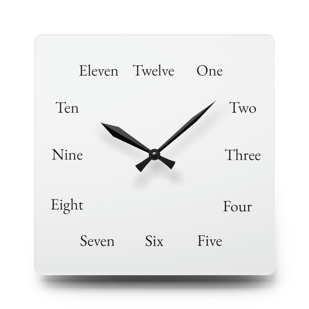 Creative Home Office Wall Clock Unique Artistic Decor Gift Timepiece ...