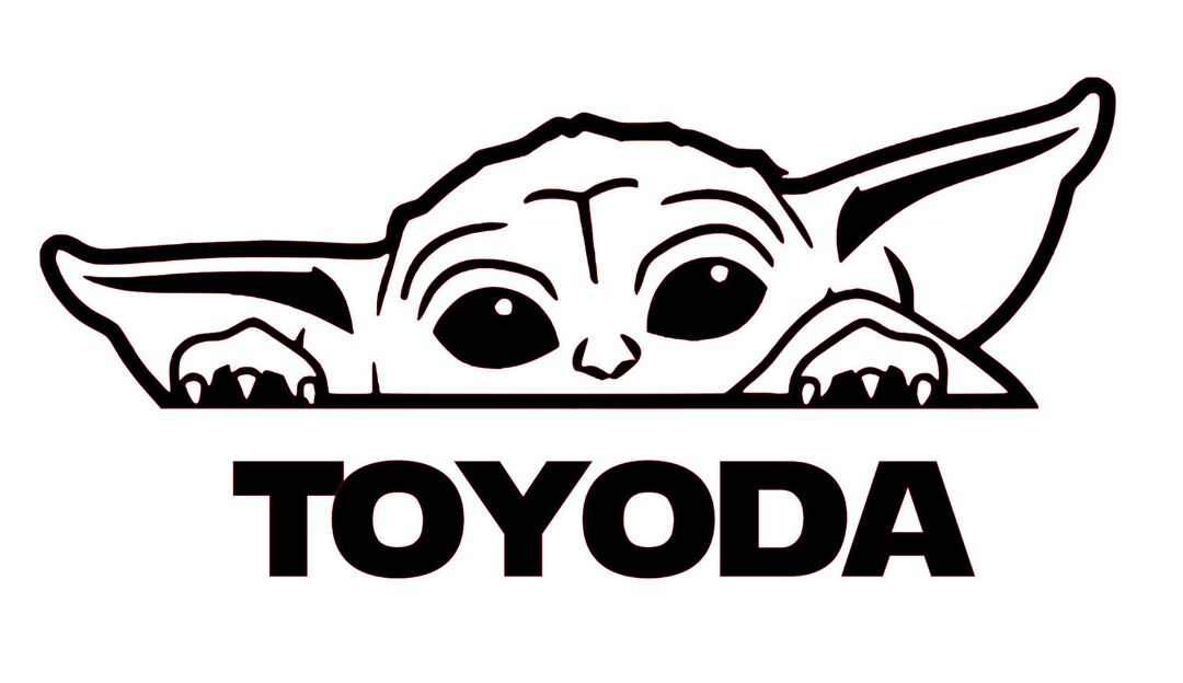 Yoda toyoda Sticker - Etsy