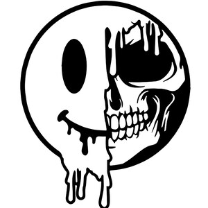Dead Smiley Face - Etsy
