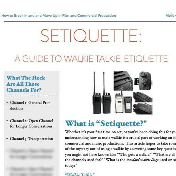 Walkie Talkies - Etsy