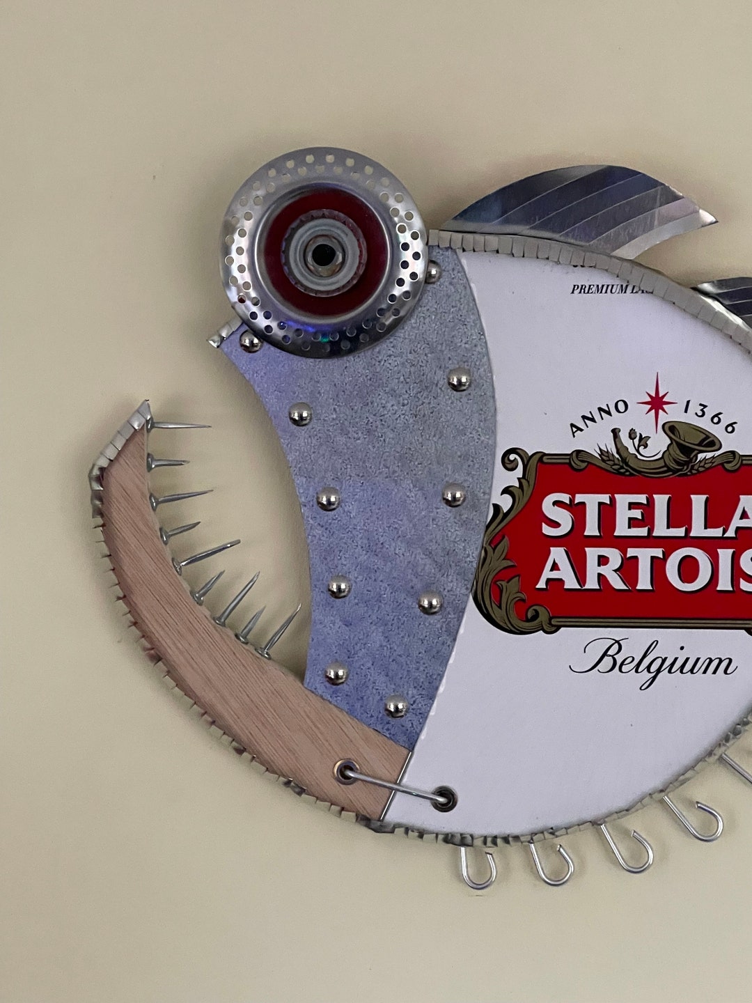 Stella Artois, Wooden Fish Wall Art, Fish Sculpture, Fish Decor, Beach ...