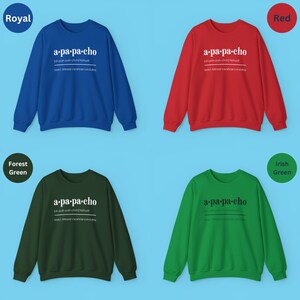 Apapacho Definition Sweater, Nahuatl Sweatshirt, Latin American, Regalo ...