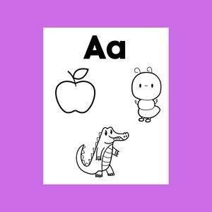 Printable Preschool Coloring Pages, Alphabet Worksheets, Homeschool ...