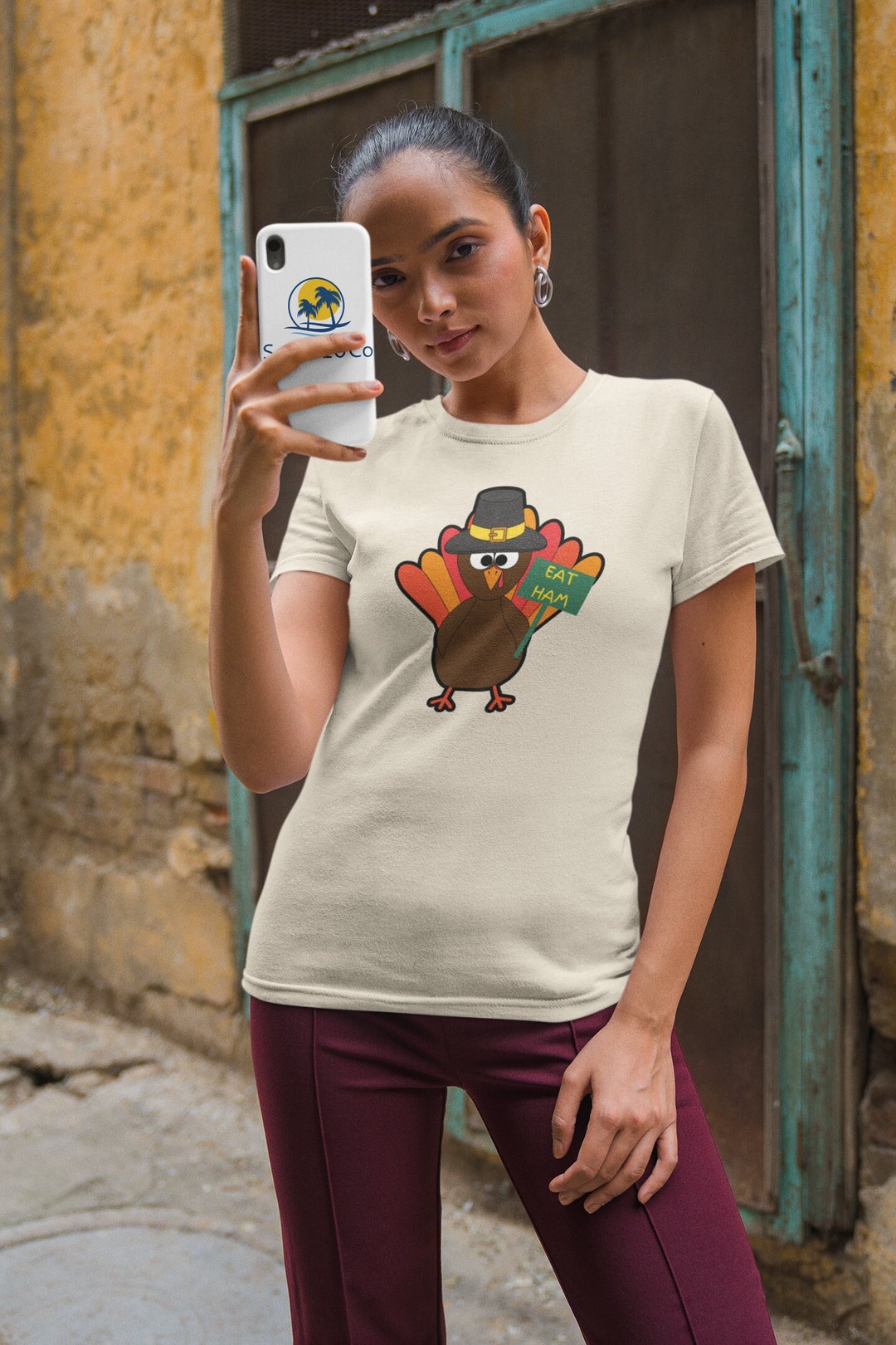 Eat Ham, Thanksgiving, Turkey, Teachers, Teacher Tee, Seasonal Tee ...