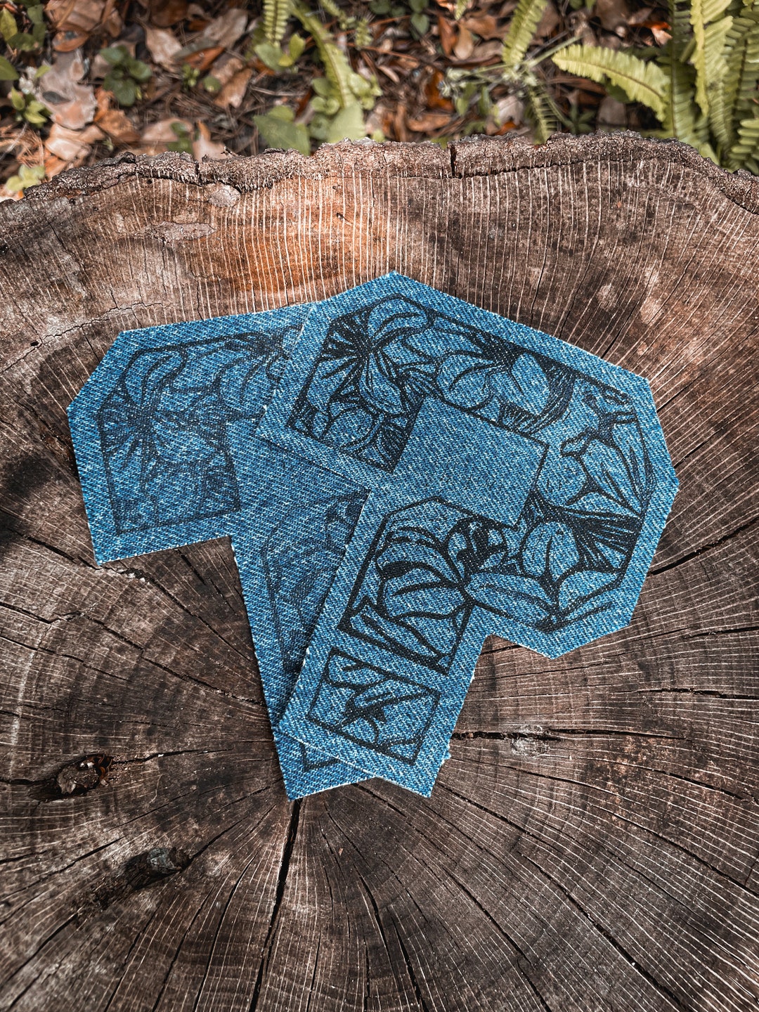 Floral Question Mark Patch Tipper Music Iron on Dark - Etsy