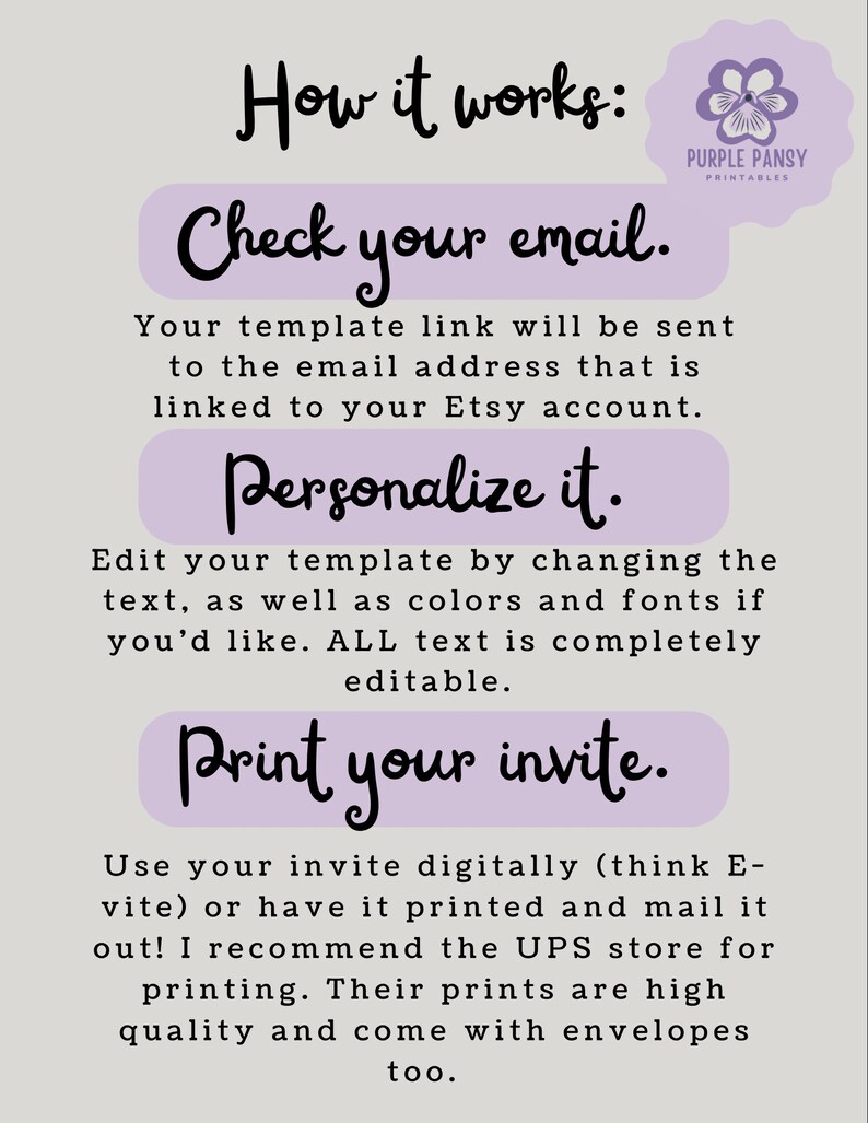 Editable Nesting Party Instant Digital Download Template for Mother to ...