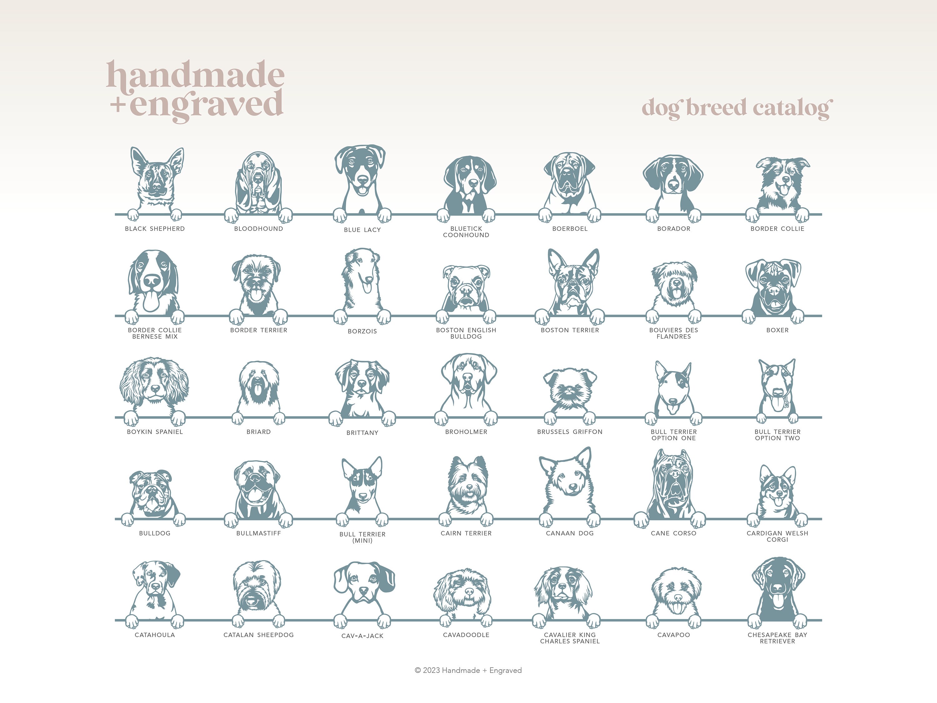 Custom Dog Magnet / Refrigerator Magnet / 240 Dog Breeds / Personalized ...