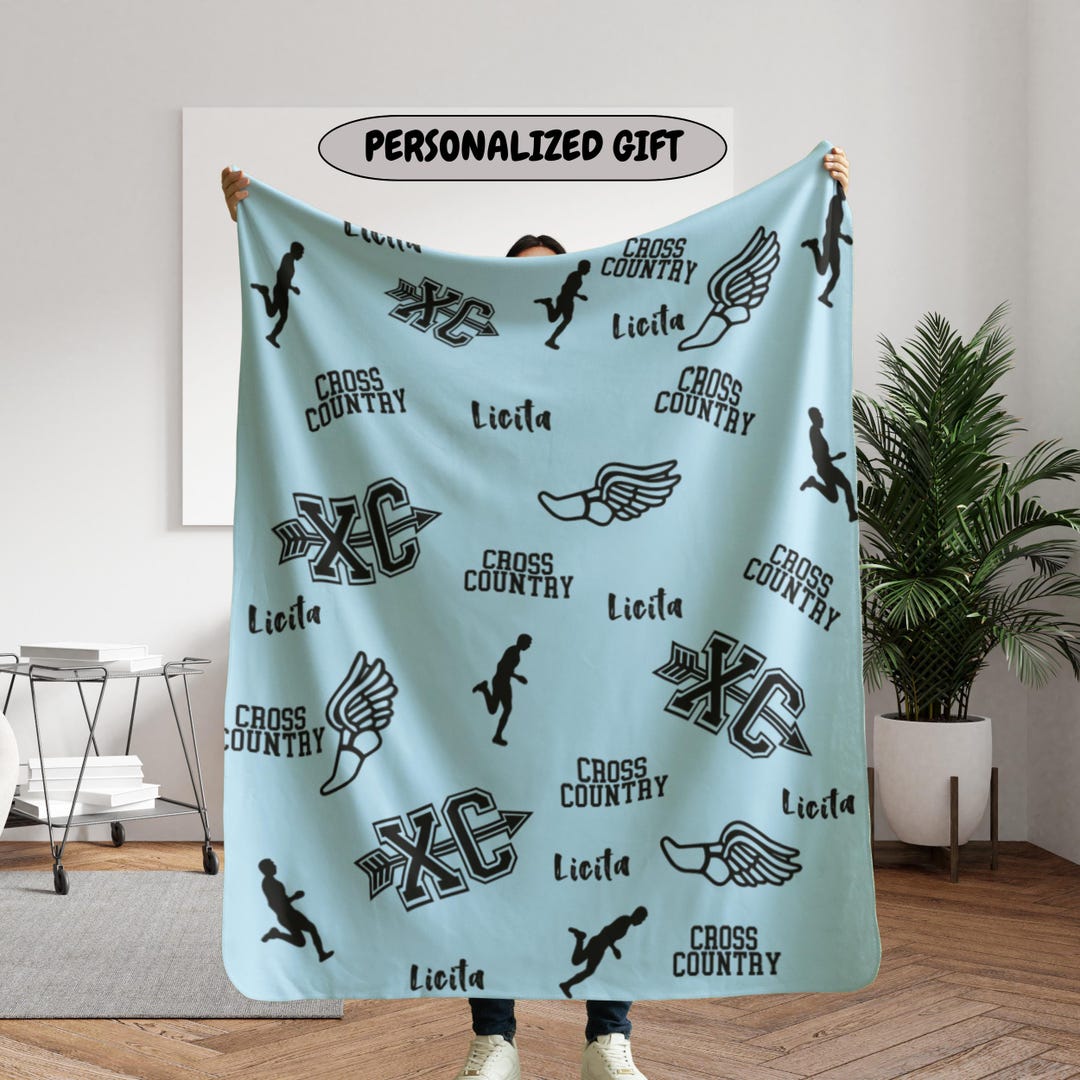Custom Cross Country Blanket, Cross Country Coach Blanket, Cross ...