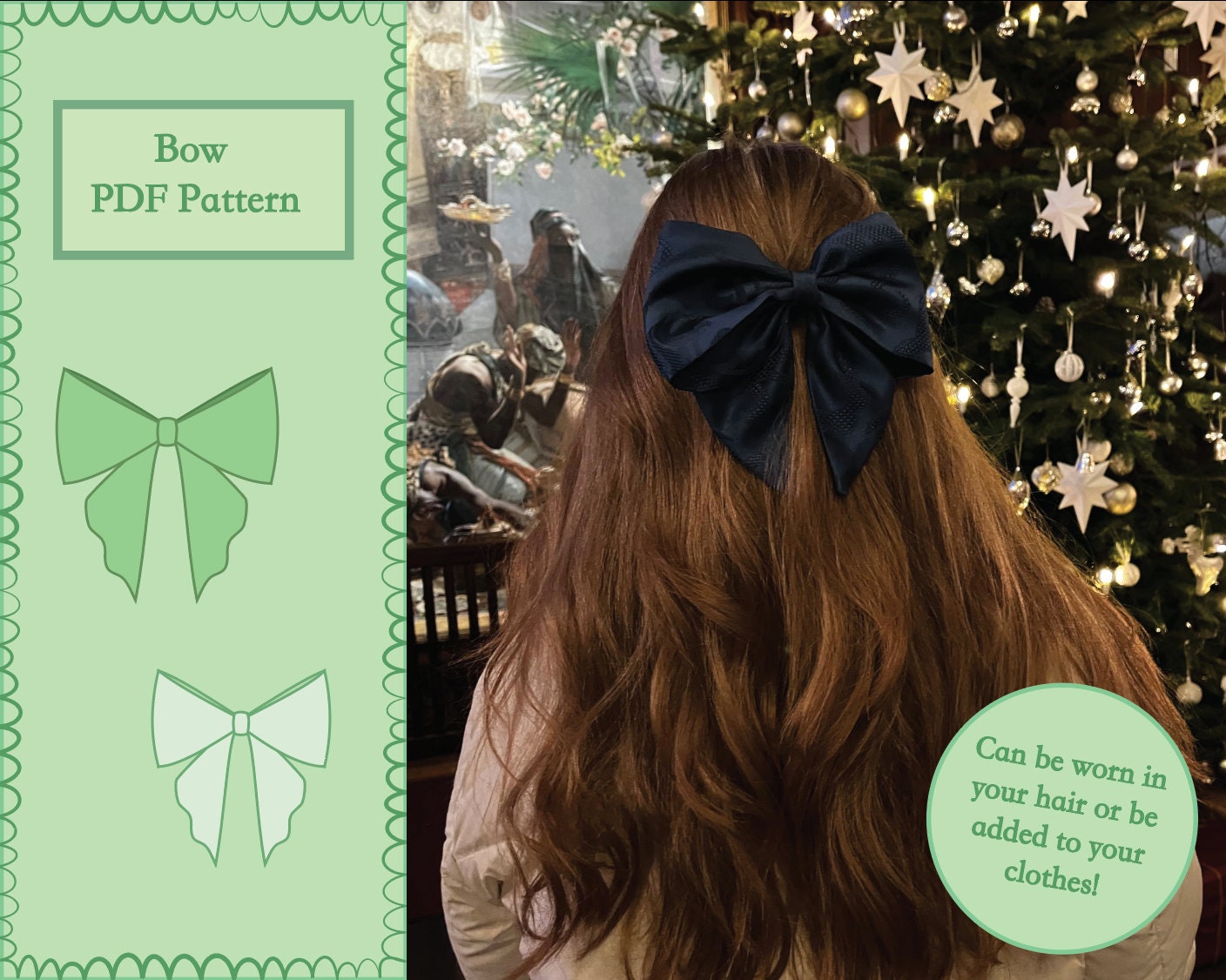 Sailor Bow | Hair Bow | PDF Sewing Pattern | Digital Pattern | Hair ...