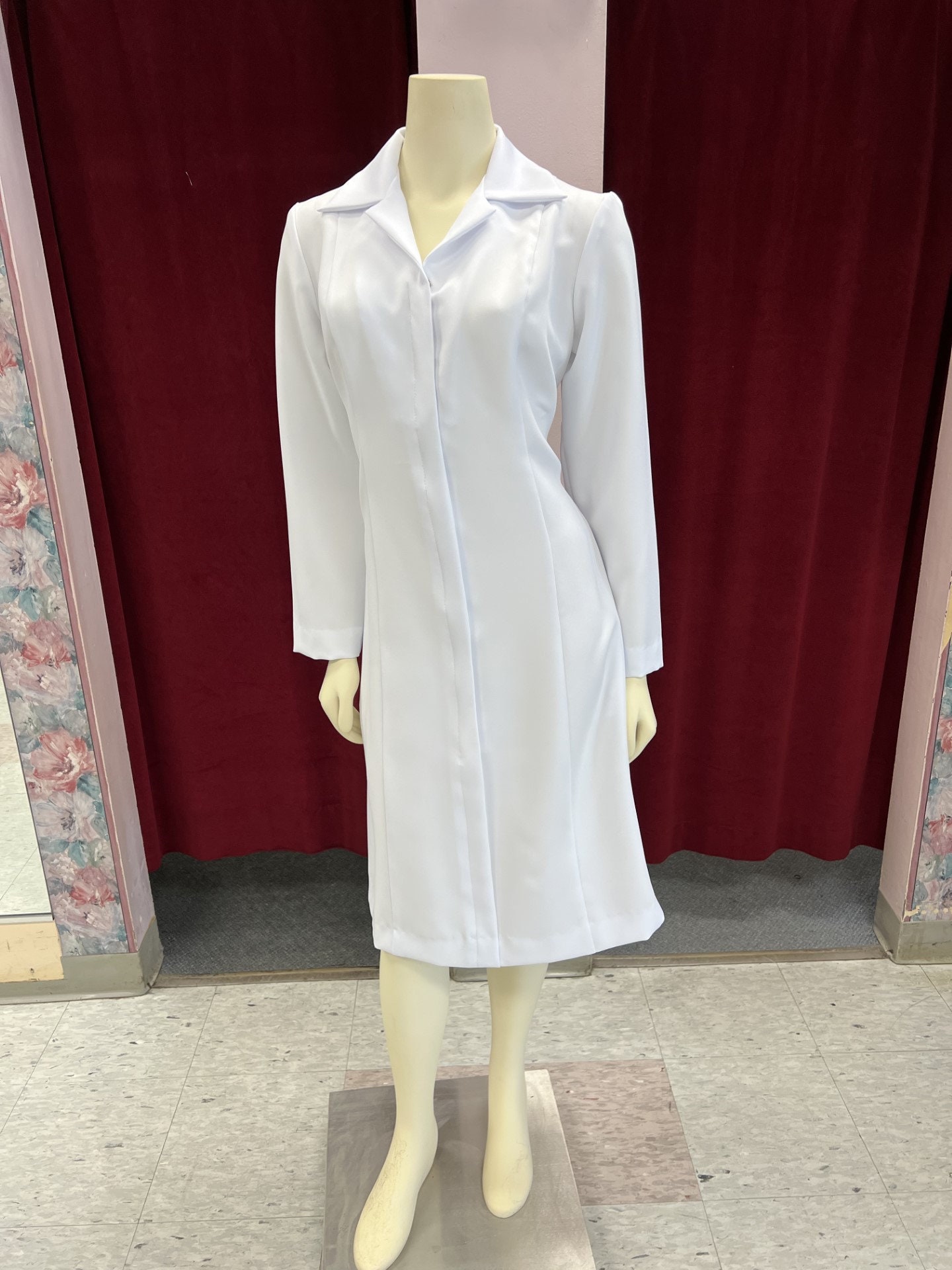 White Church Nurse/mother/missionary/deaconess Dress - Etsy