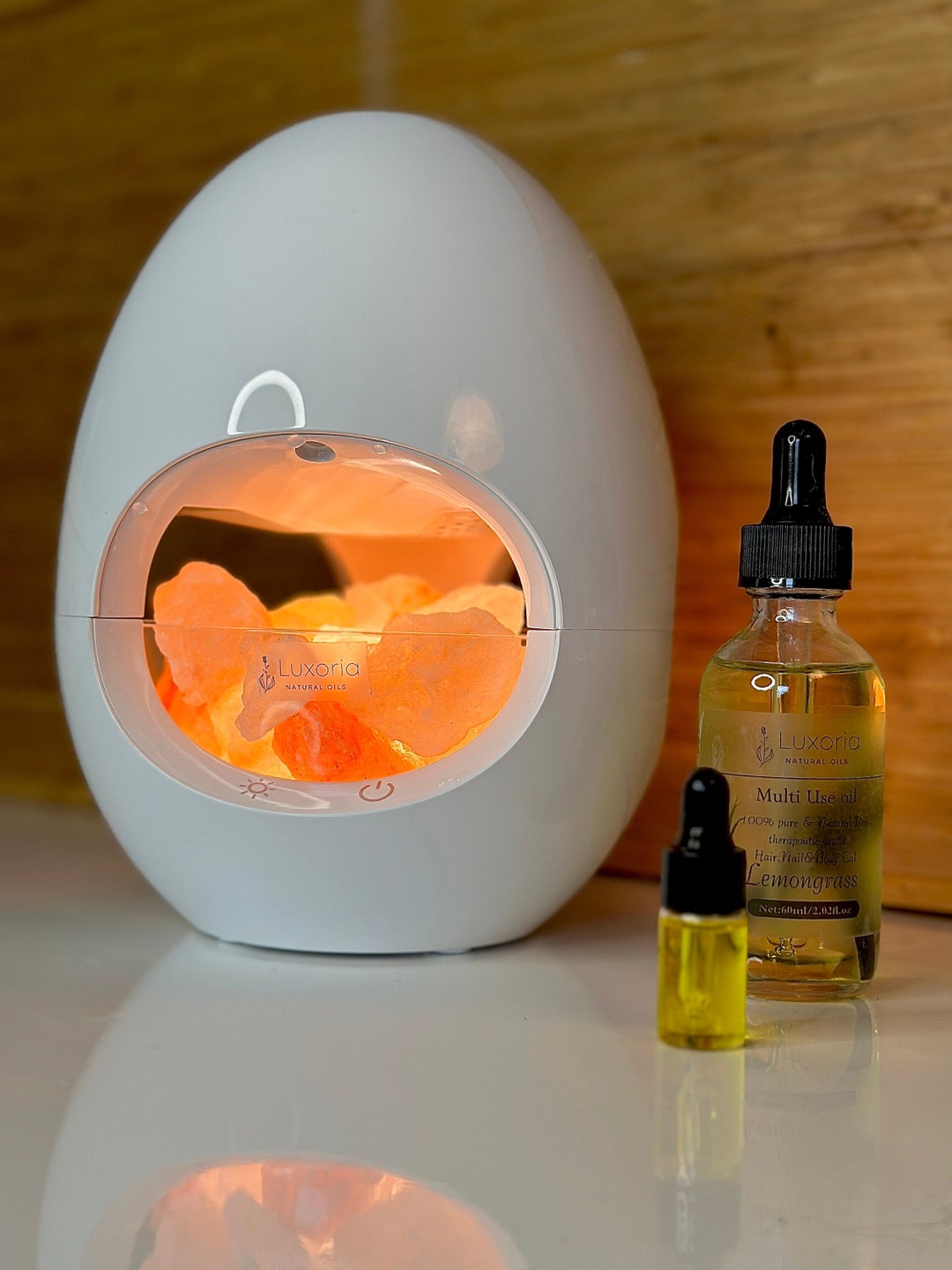 Humidifier Aroma 100% Himalayan Pure Salt Diffuser Light - Etsy