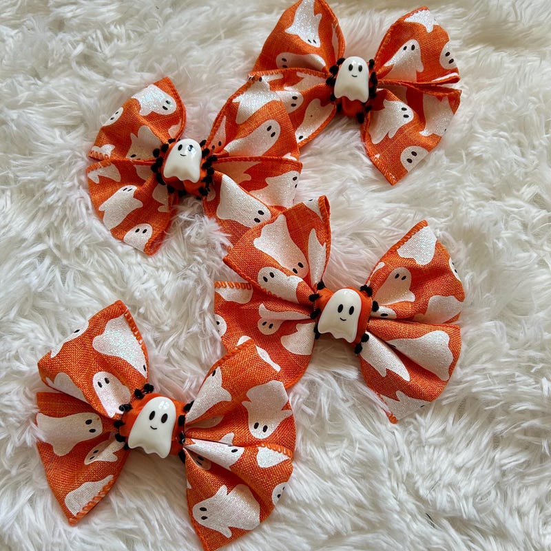 Halloween Hair Bow - Etsy