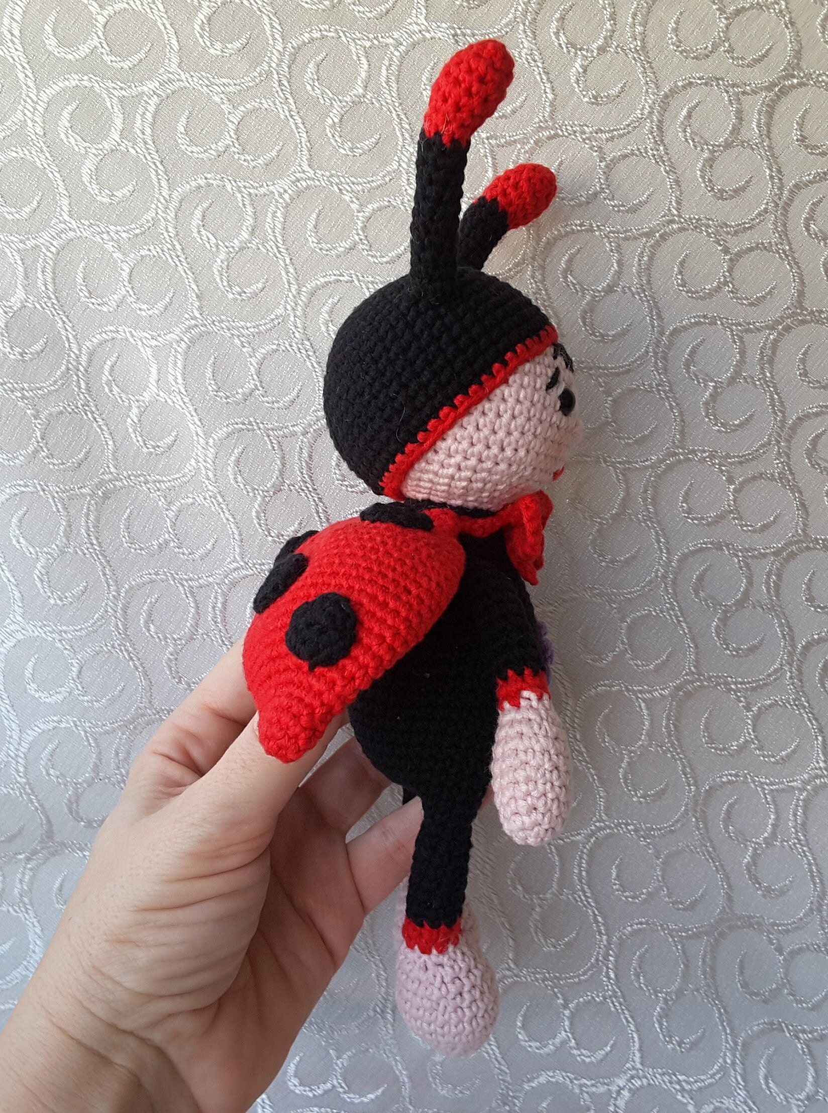 CROCHET PATTERN Ladybird Toy Pattern Amigurumi Toy Pattern Easy Insect ...