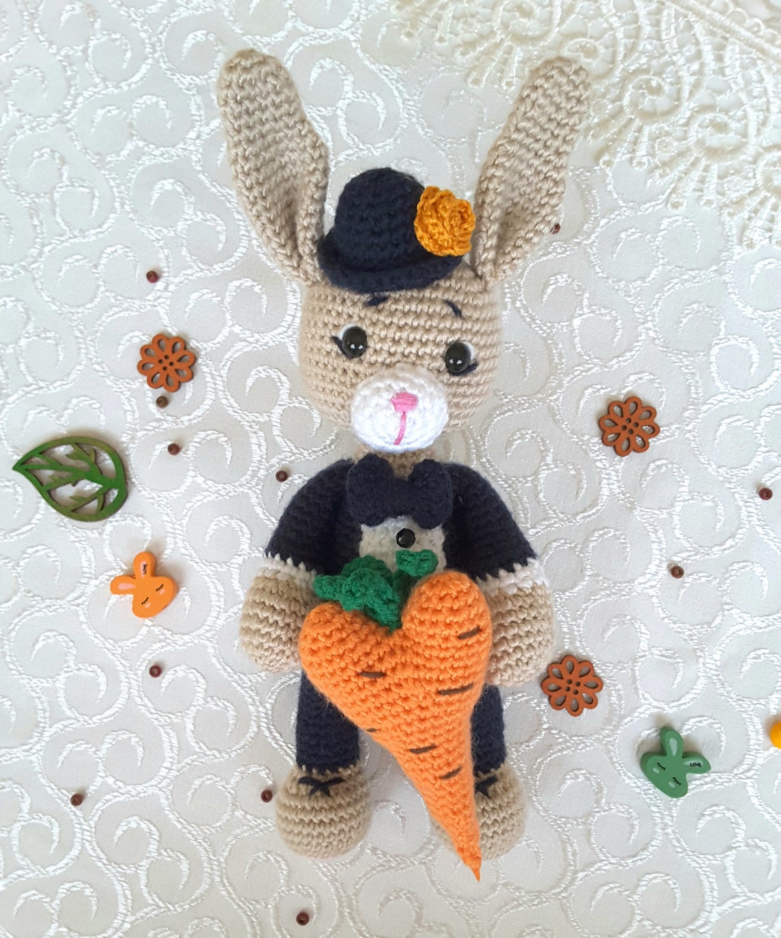 CROCHET PATTERN Bunny Toy Pattern Amigurumi Animal Pattern Crochet ...