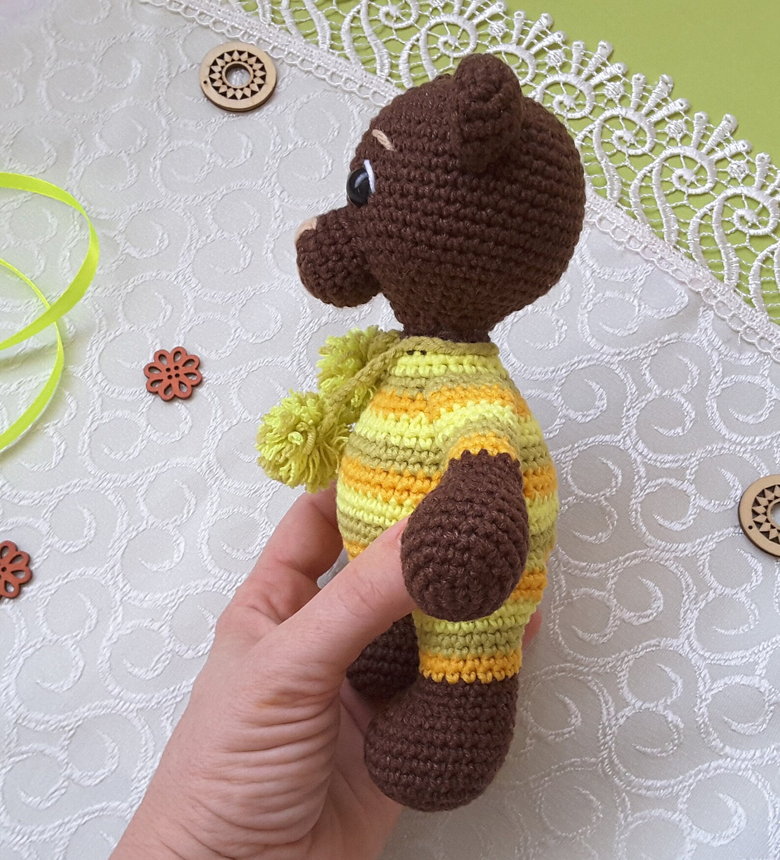 CROCHET PATTERN Teddy Bear Toy Pattern Amigurumi Teddy Pattern Stuffed ...