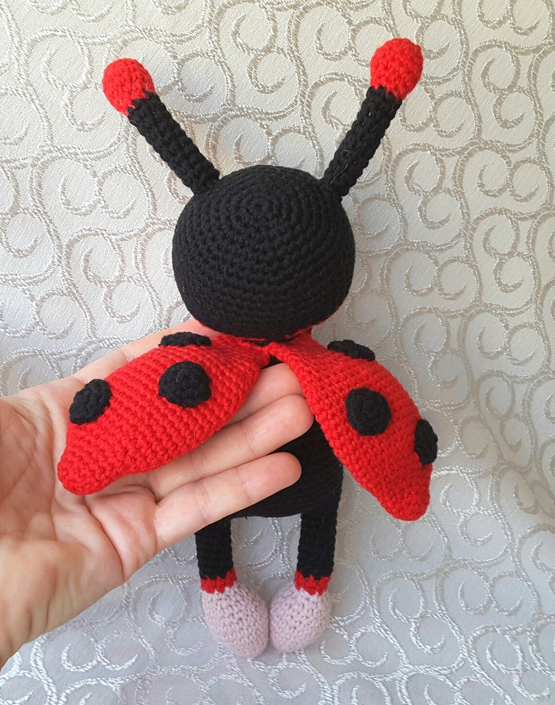 CROCHET PATTERN Ladybird Toy Pattern Amigurumi Toy Pattern Easy Insect ...