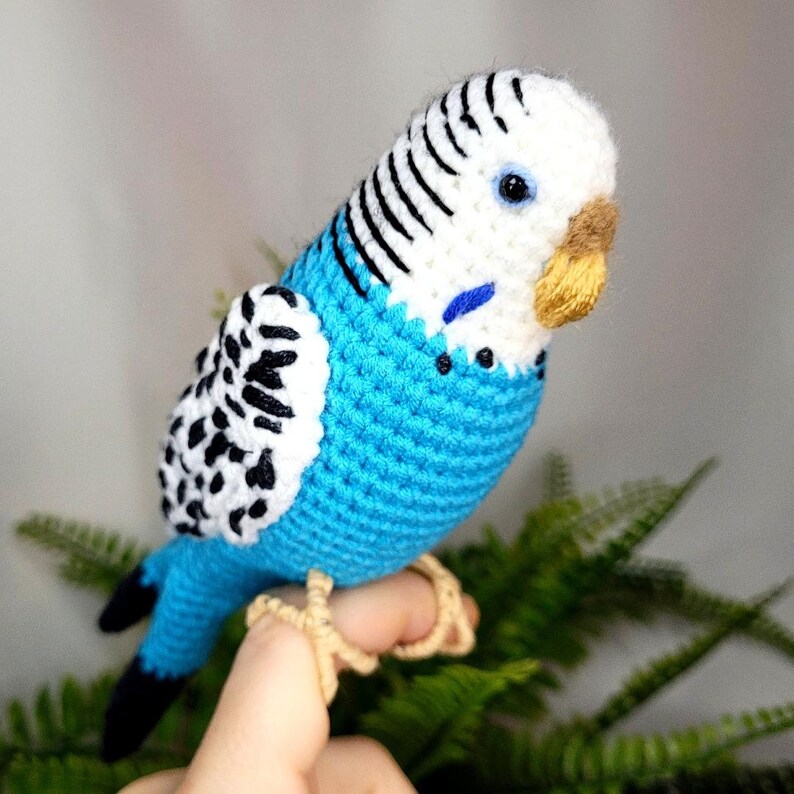 CROCHET PATTERN Bird Toy Pattern Amigurumi Budgie Pattern Stuffed ...