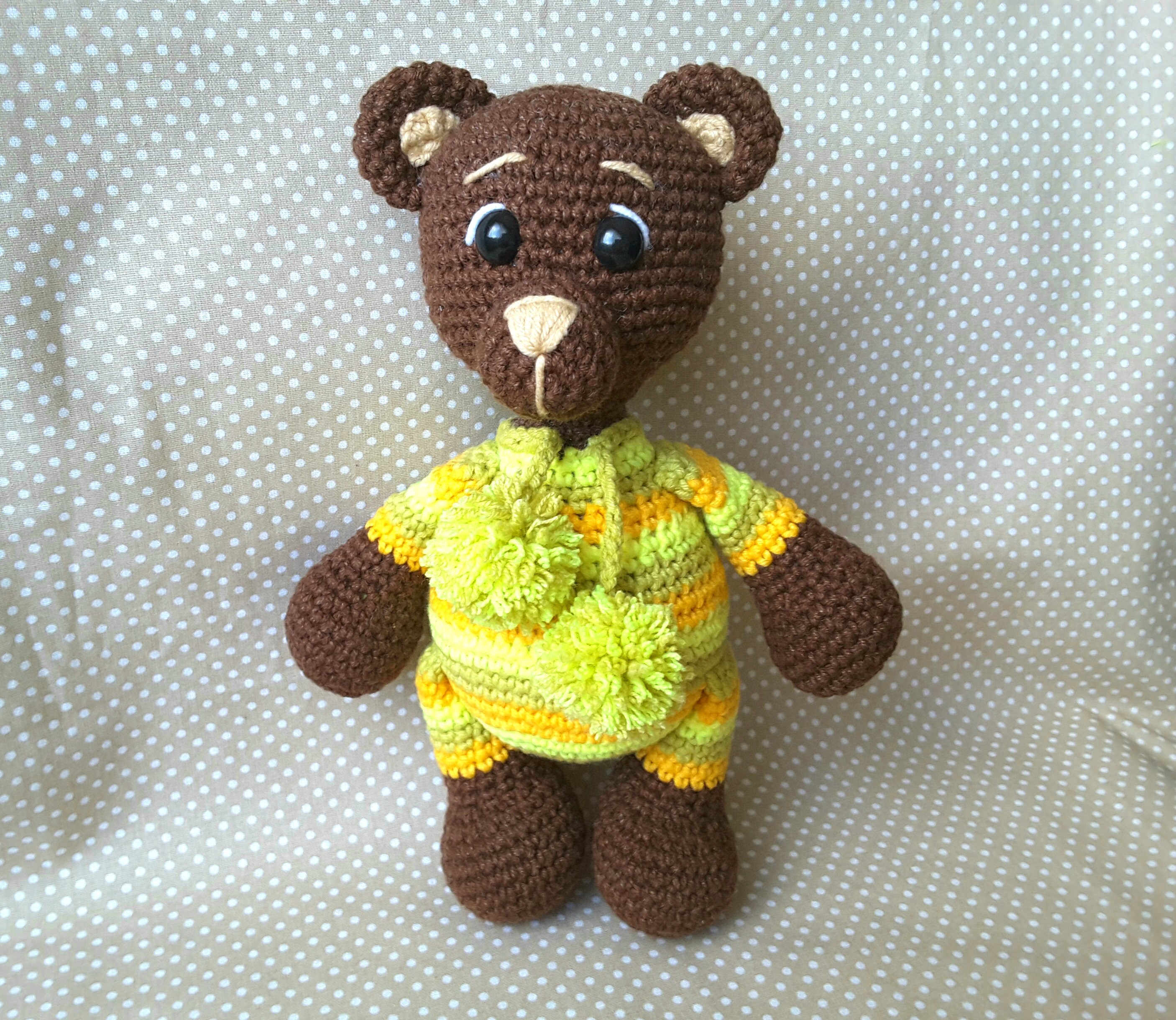 CROCHET PATTERN Teddy Bear Toy Pattern Amigurumi Teddy Pattern Stuffed ...