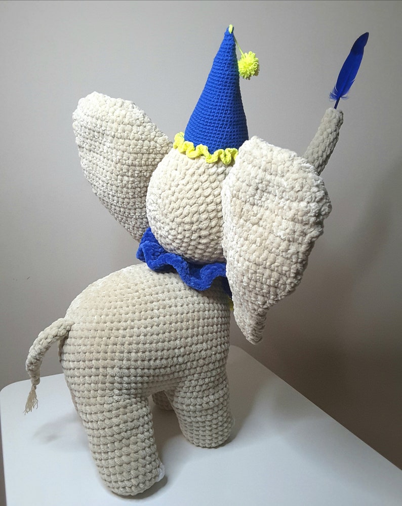 CROCHET PATTERN Elephant Toy Pattern Amigurumi Animal Pattern Stuffed ...
