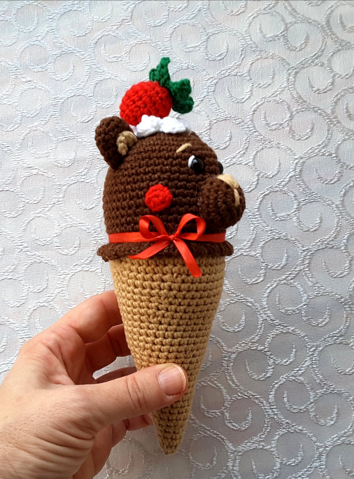 Crochet Teddy Rattle Pattern Teddy Crochet Baby Toy Teddy - Etsy