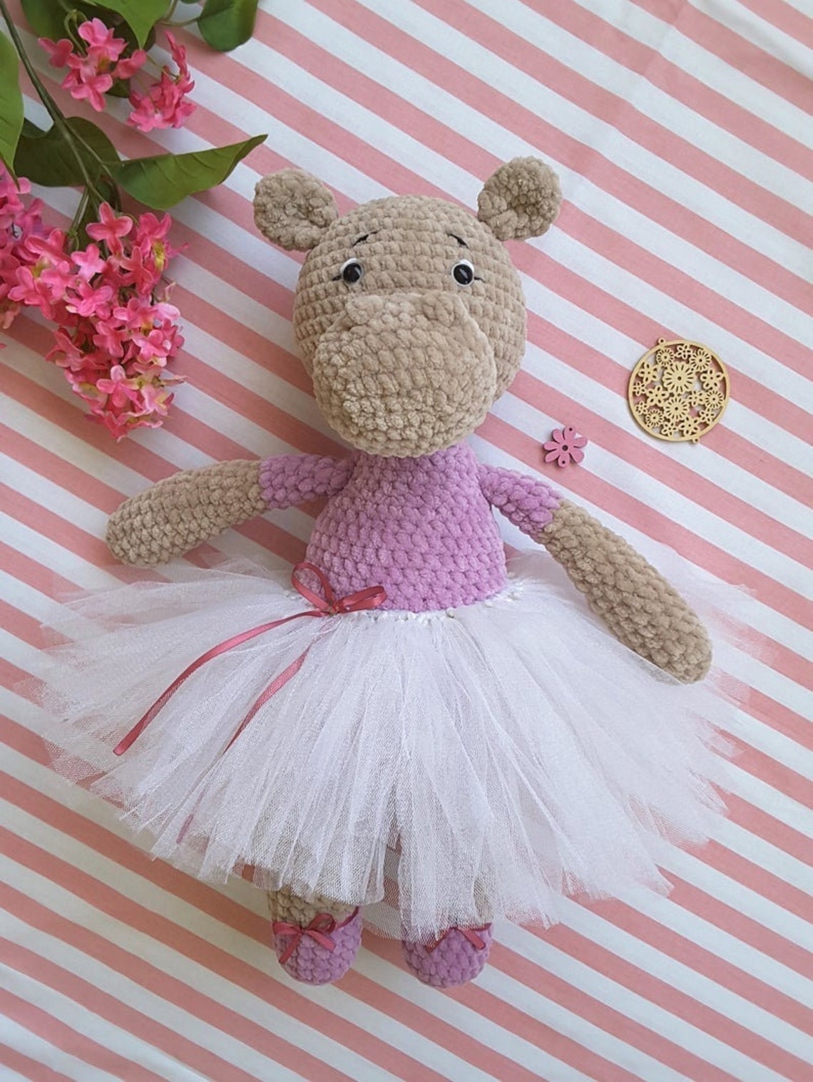 CROCHET PATTERN Bulky Hippo Toy Pattern Amigurumi Animal Pattern ...