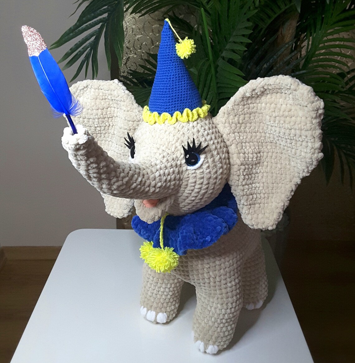 CROCHET PATTERN Elephant Toy Pattern Amigurumi Animal Pattern Stuffed ...
