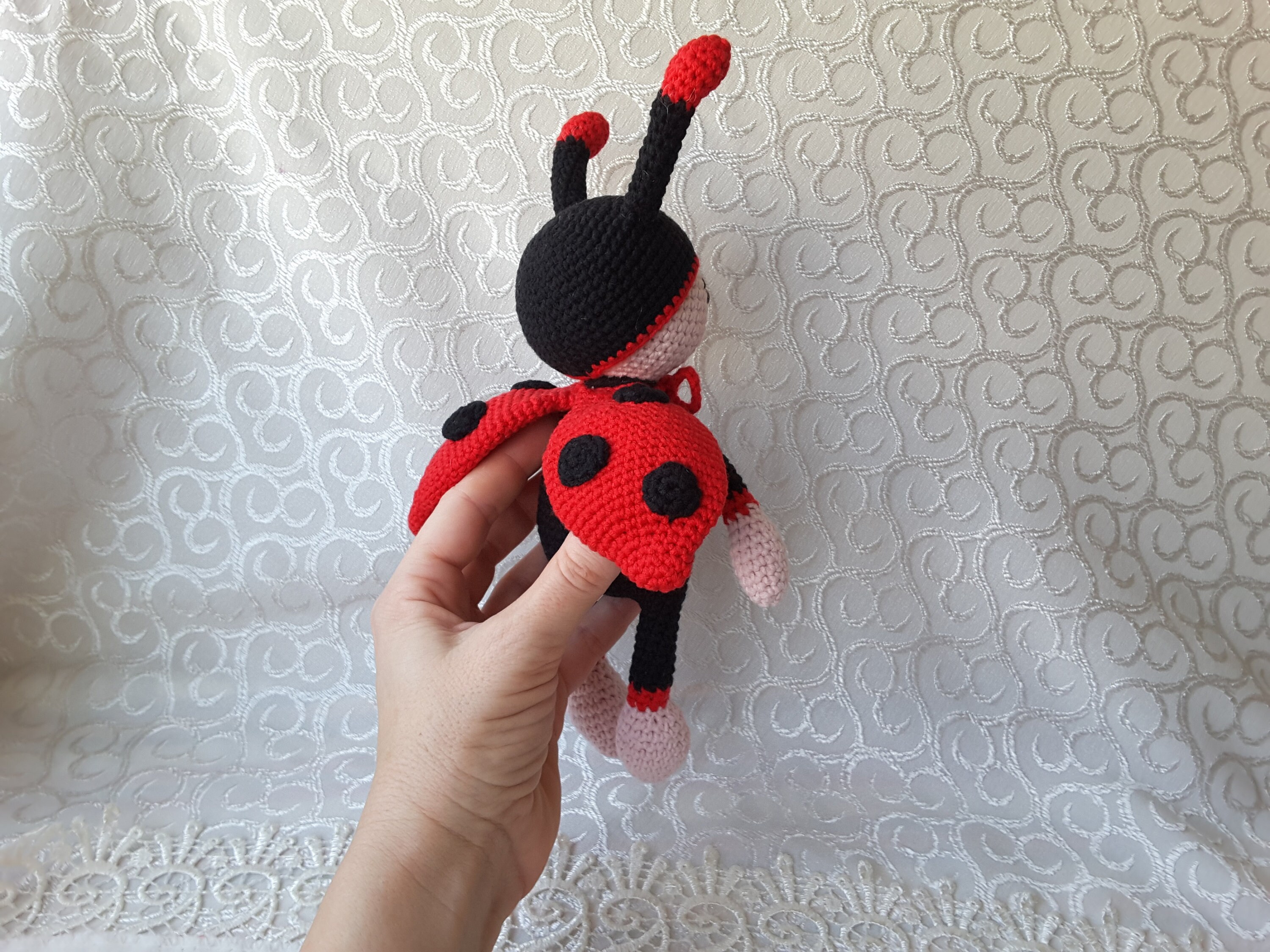 CROCHET PATTERN Ladybird Toy Pattern Amigurumi Toy Pattern Easy Insect ...
