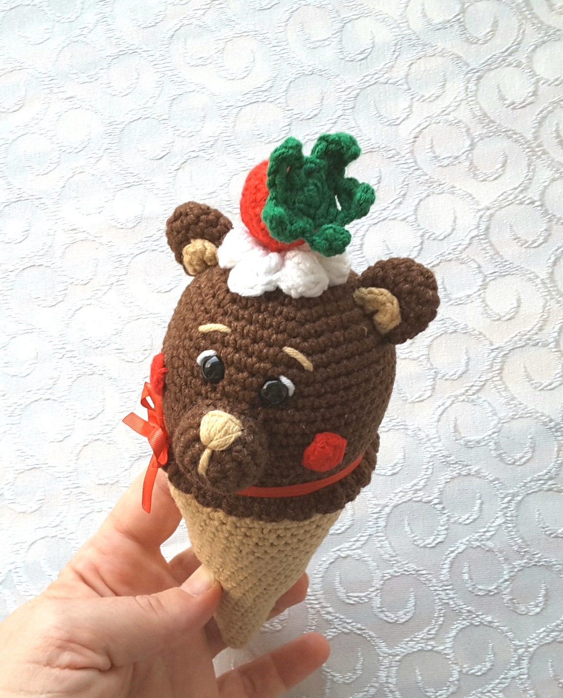 Crochet Teddy Rattle Pattern Teddy Crochet Baby Toy Teddy - Etsy