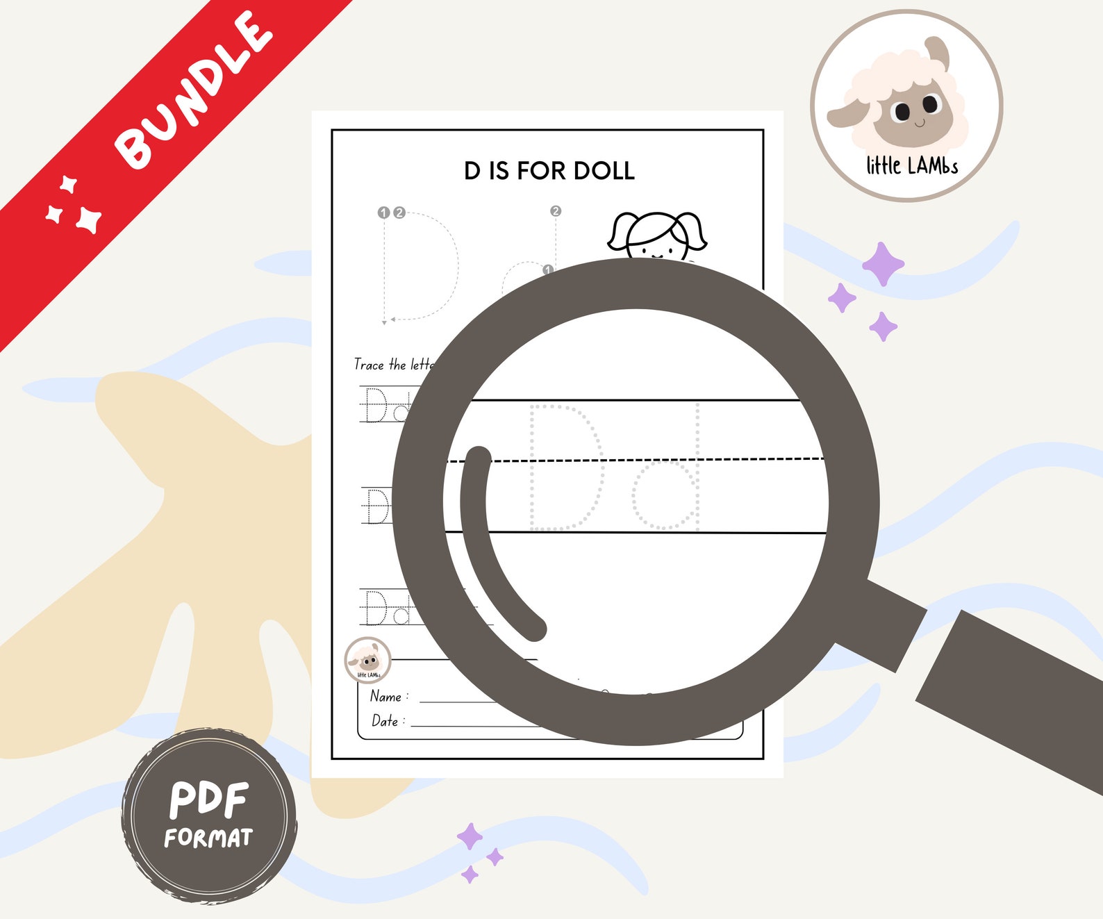 STAGE 3 - Alphabet Letter Tracing Worksheets Printable - Upper & Lower ...