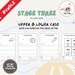 STAGE 3 - Alphabet Letter Tracing Worksheets Printable - Upper & Lower ...